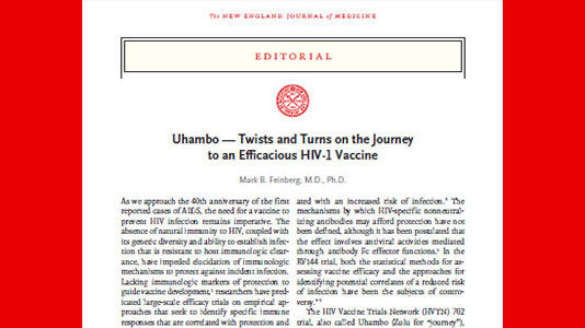 Uhambo: Twists and turns on the journey to an efficacious HIV-1 vaccine ...