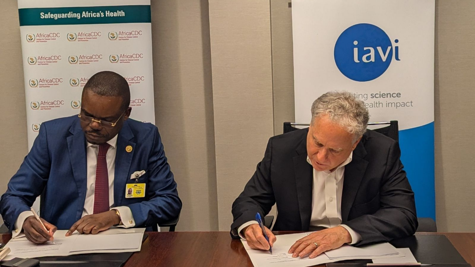 Africa CDC and IAVI sign Memorandum of Understanding to enhance vaccine ...